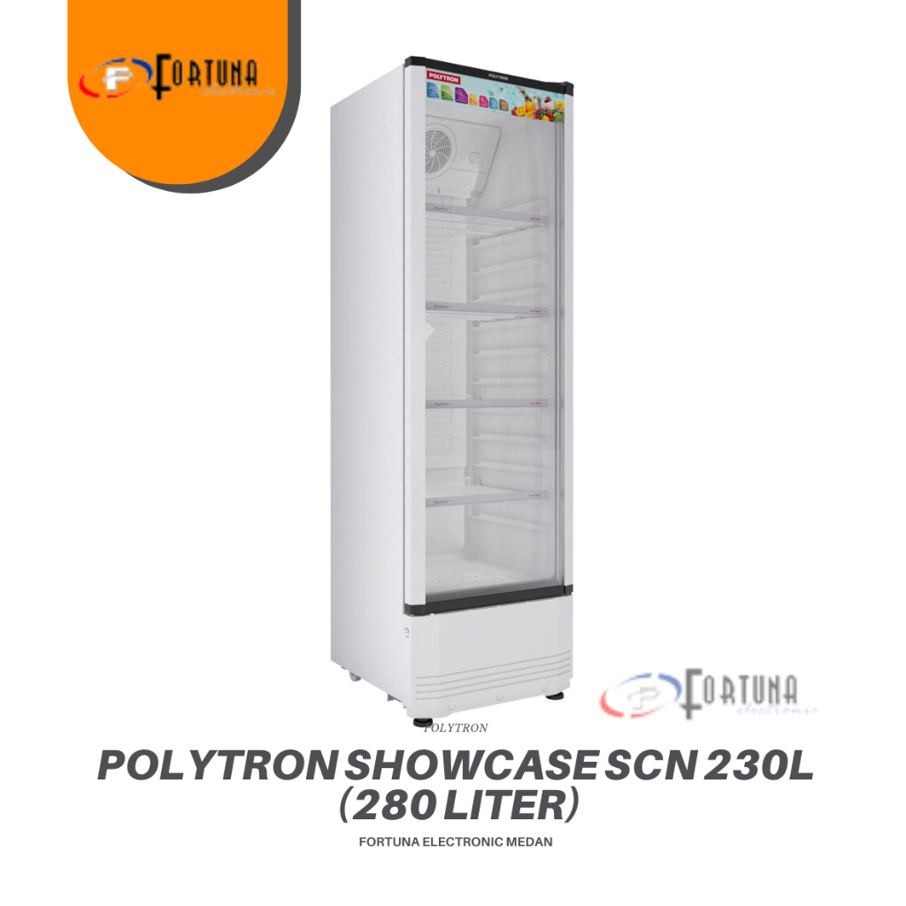 Jual SHOWCASE POLYTRON SCN 230L /SCN230L 4 RAK MEDAN | Shopee Indonesia