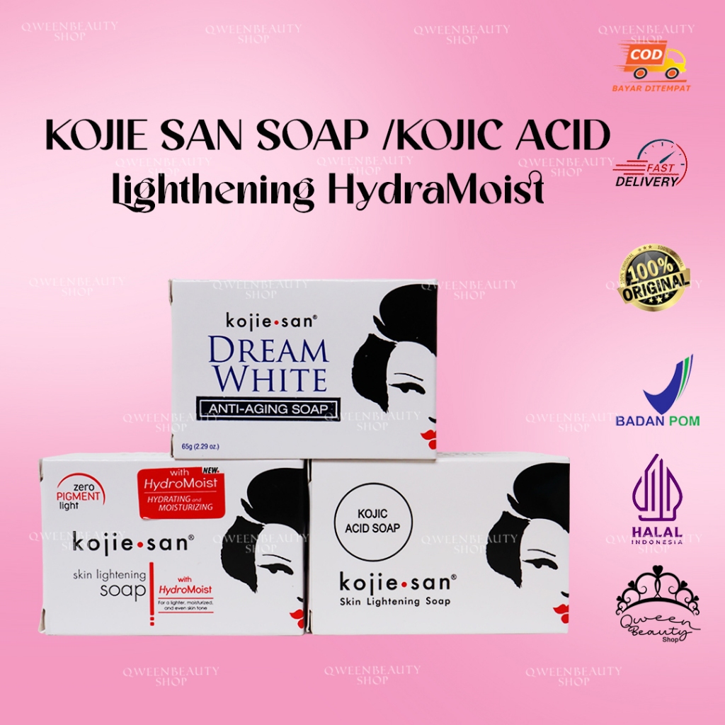 Jual KOJIE SAN SOAP / KOJIC ACID Lighthening HydraMoist 45gr/65gr/135gr ...