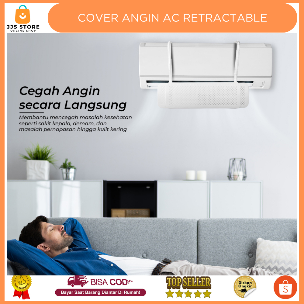 Jual Cover Angin AC / Penahana Angin AC / Talang AC Retractable Three ...