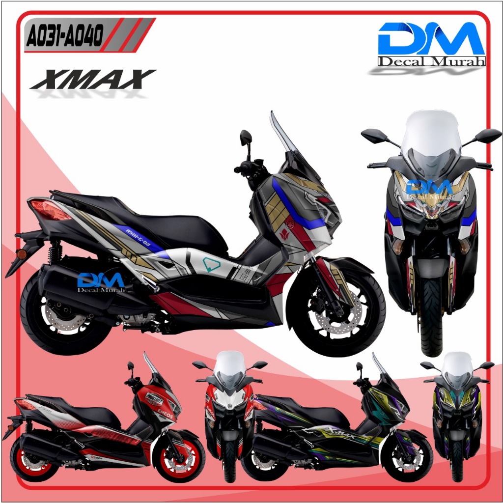 Jual Decal Stiker Yamaha Xmax Fullbody A031-A040 Decal Xmax New/Xmax ...