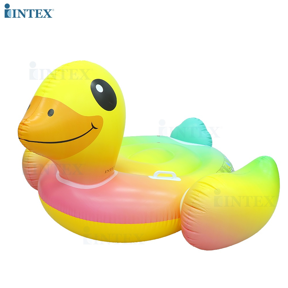 Jual INTEX 57556 PELAMPUNG Bebek Yellow Duck Ride On | Shopee Indonesia