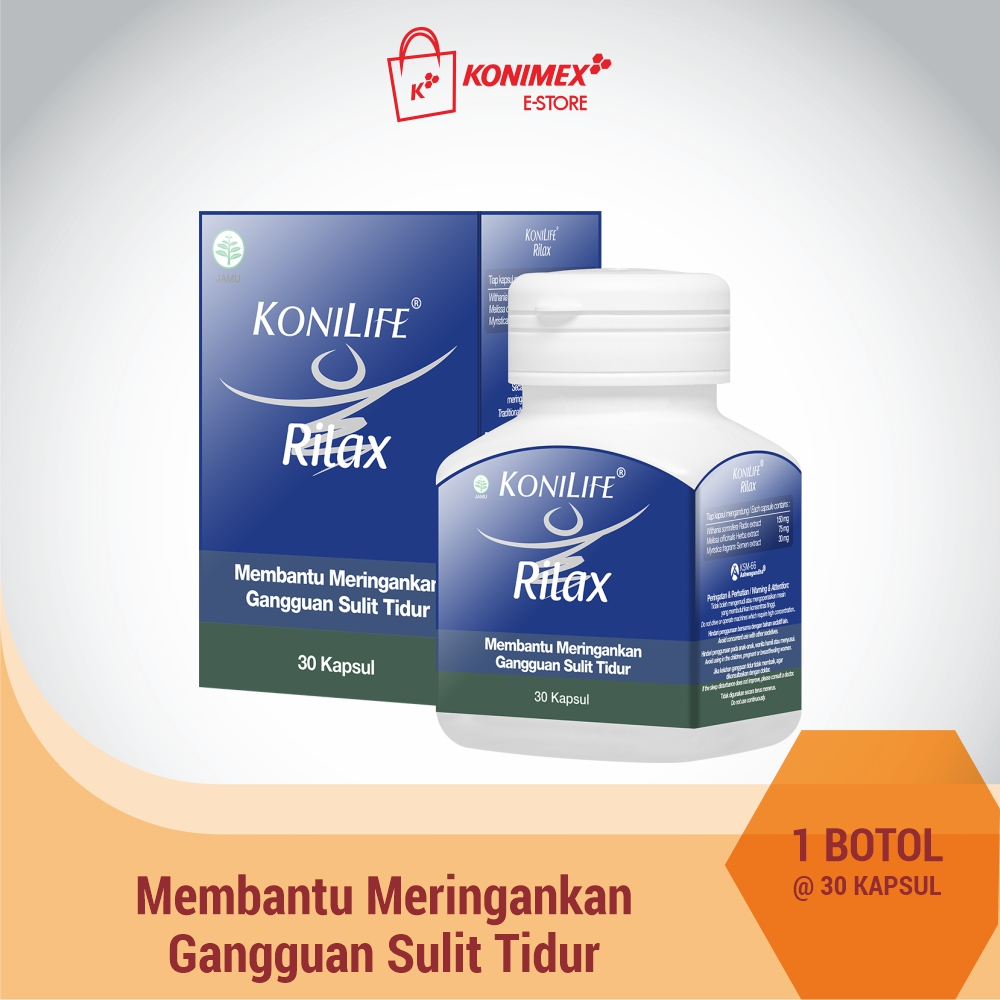 Jual Konilife Rilax – Membantu Meringankan Gangguan Sulit Tidur 30 ...