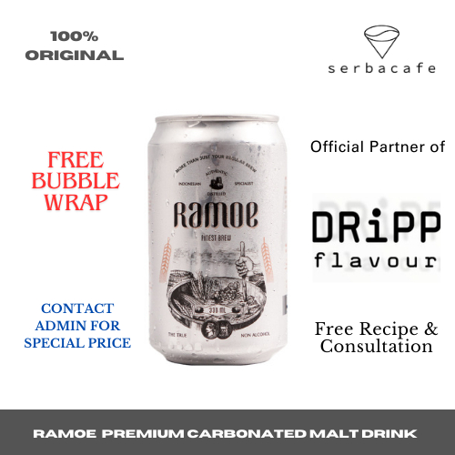 Jual Ramoe Premium Malt Carbonated Drink No Alcohol (330 ml) | Shopee ...