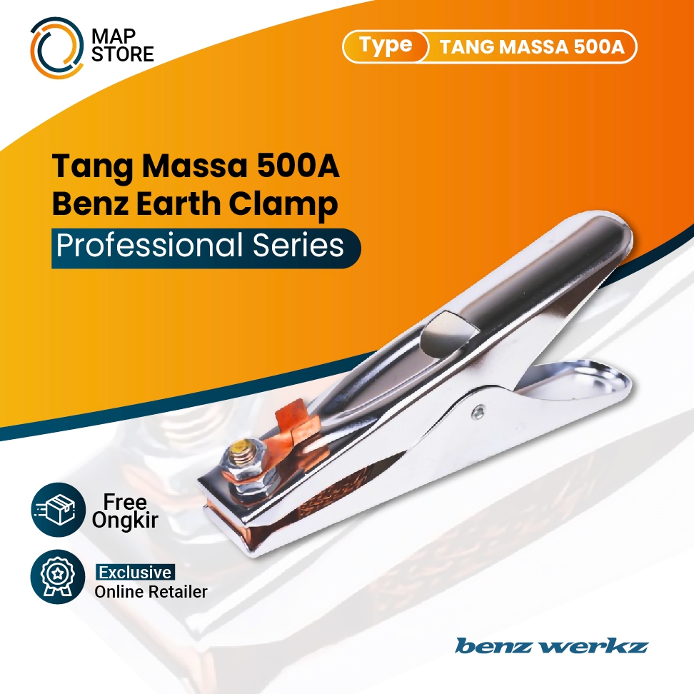 Jual Tang Masa 500A / Tang Massa Las 500A Benz / Earth Clamp 500A ...