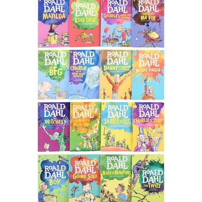 Jual ART E45R The Witches Matilda Charlie and the Chocolate Factory The ...