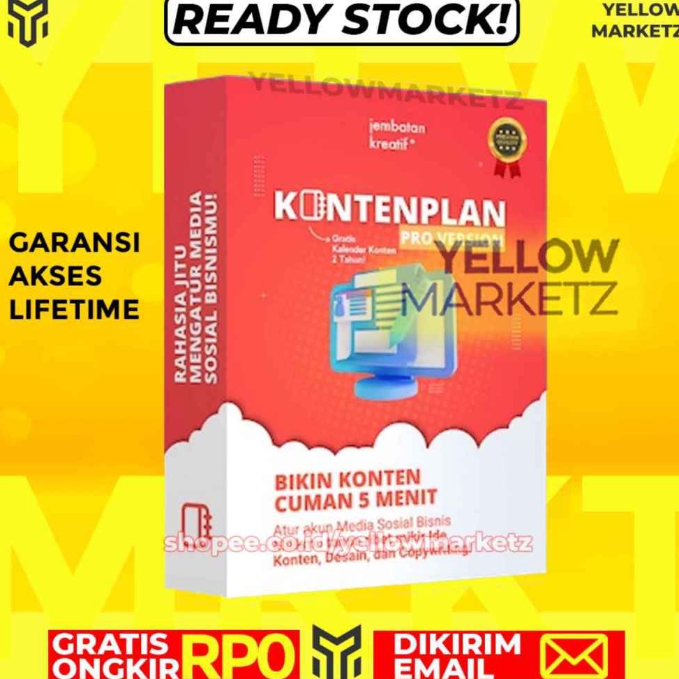 Jual KODE H19K KONTEN PLANNING PRO 224 225 Konten Kalender 2 TAHUN ...