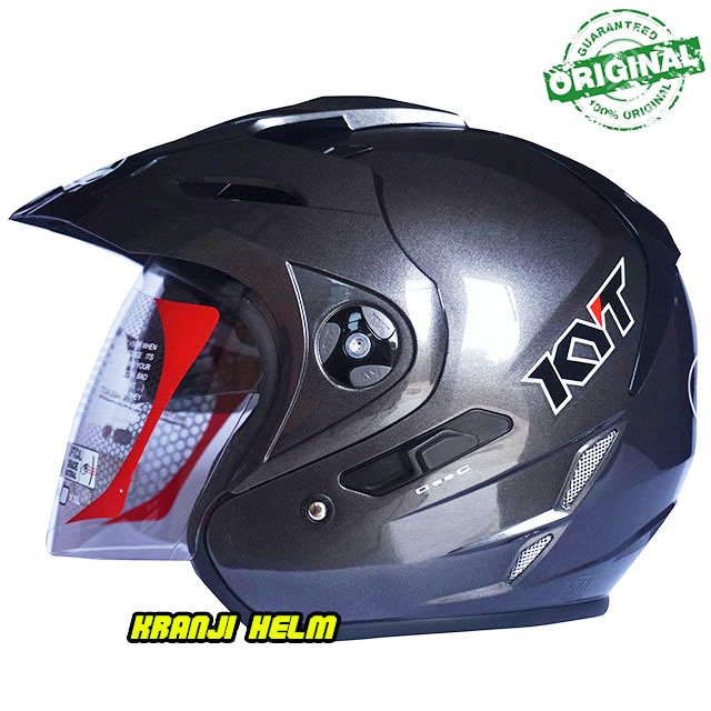 Jual Helm / Helm half face / Helm kyt venom rr solid black matt ...