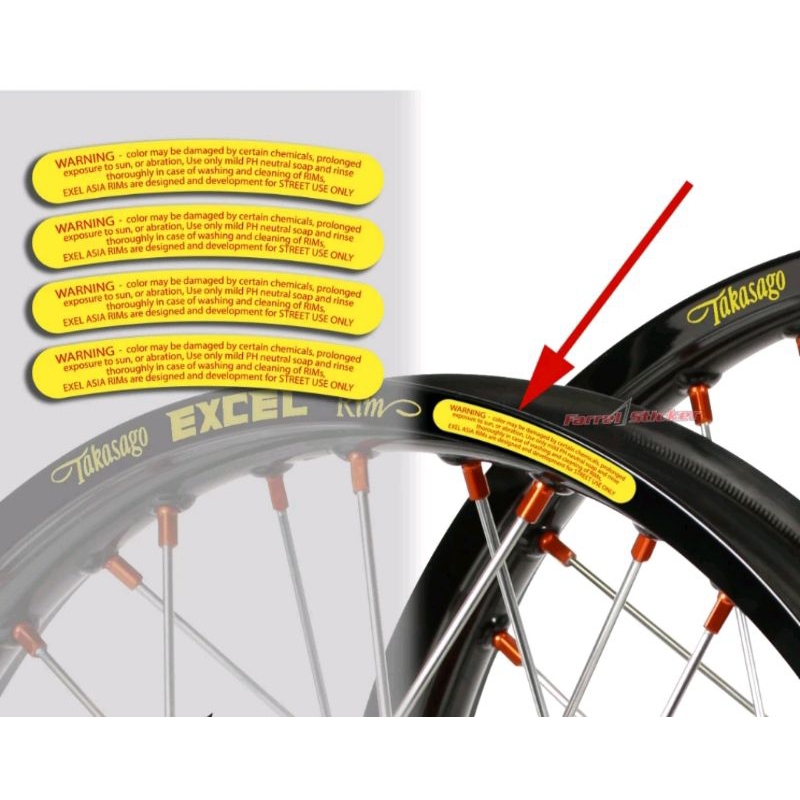 Jual stiker logo velg racing/logo sticker veleg racing 1set depan ...