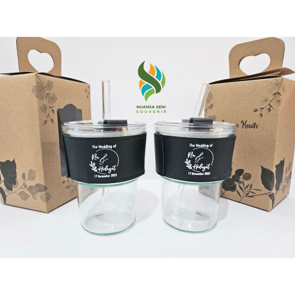 Jual Souvenir Pernikahan Gelas Tumbler Aesthetic 400 ml Gelas Minum ...