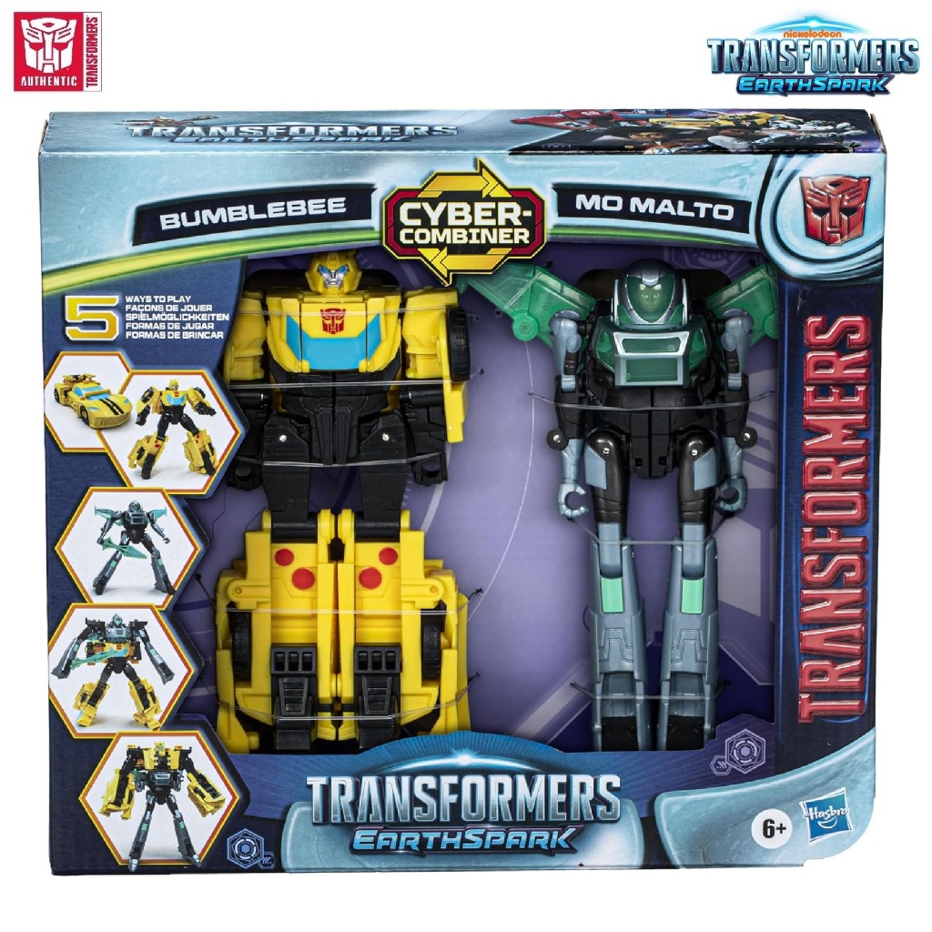 Jual TRANSFORMERS EarthSpark Cyber Combiner Set Bumblebee & Mo Malto ...