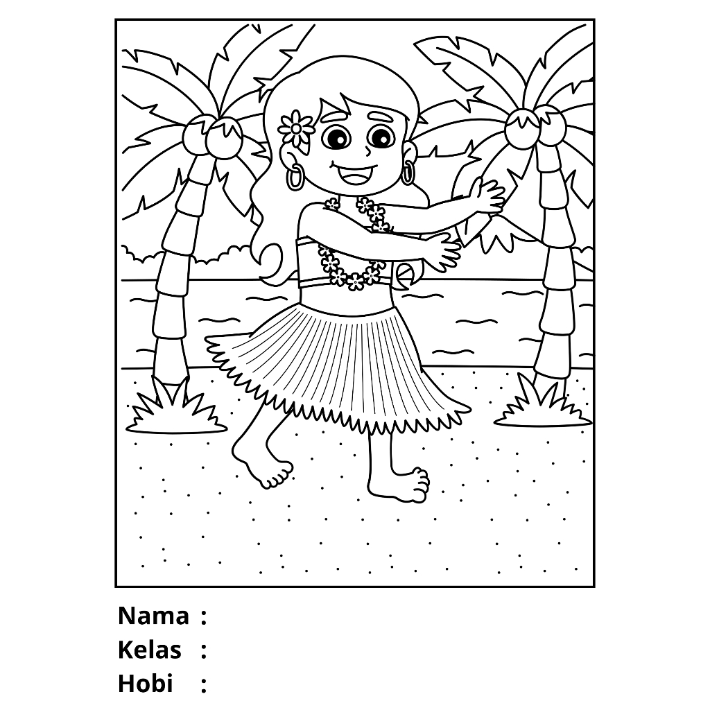 Jual LEMBAR SKETSA MEWARNAI TEMA PANTAI / MAINAN EDUKASI MENGASAH ...