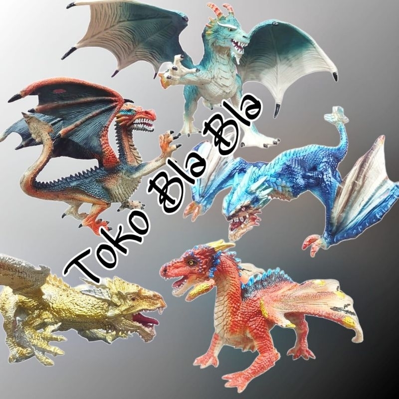 Jual Mainan Naga Mitologis Figure Action Berbagai Macam Dragon | Shopee ...