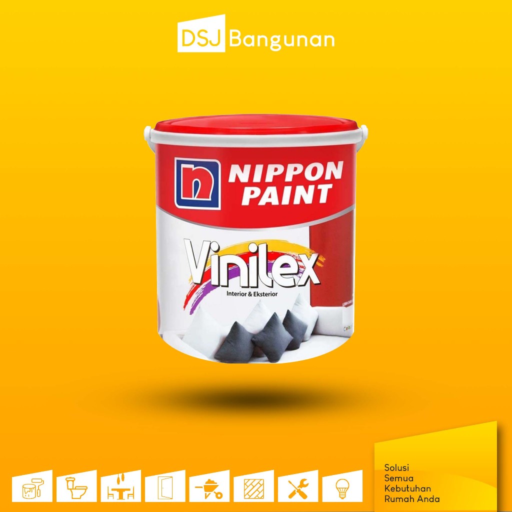 Jual Nippon Paint Vinilex 25 Kg Cat Tembok Interior Eksterior | Shopee ...