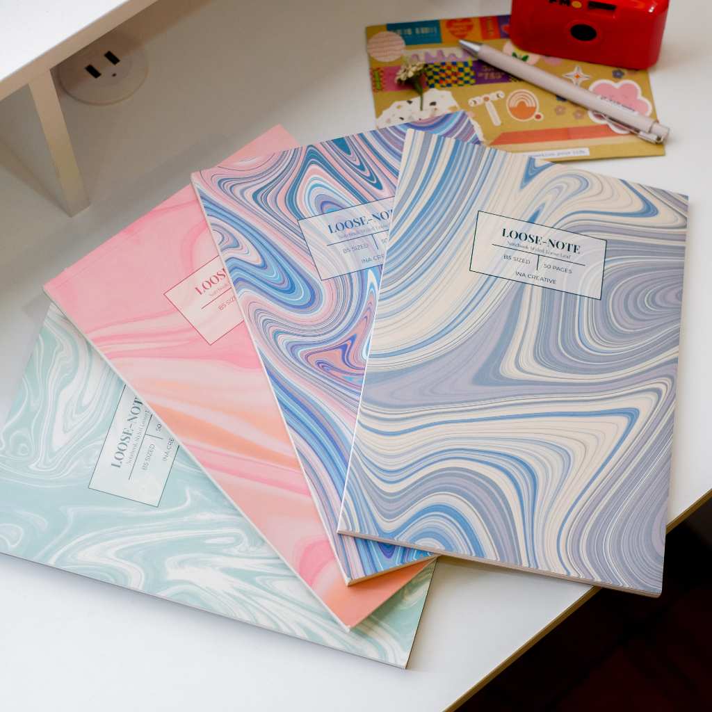 Jual Ina Creative Loose Note Softcover Marble B5| Diary Book| Journal ...