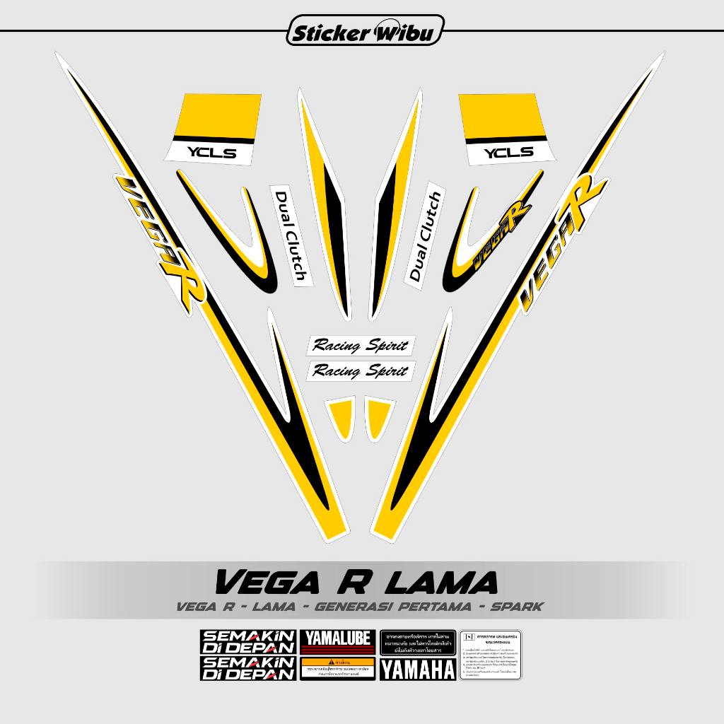 Jual STRIPING YAMAHA VEGA R MOTIF X6/2005-2013/DECAL/VINTAGE/STIKER ...