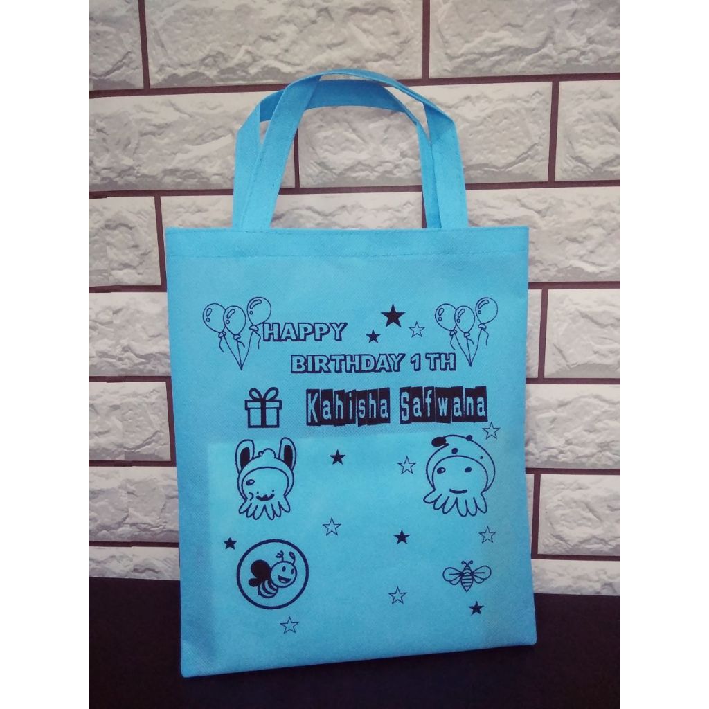 Jual Tas sablon 1 warna ukuran 25x30 | Shopee Indonesia