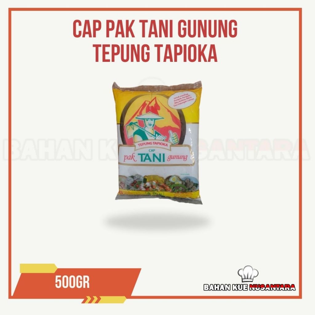 Jual TEPUNG TAPIOKA CAP PAK TANI GUNUNG 500GR | Shopee Indonesia