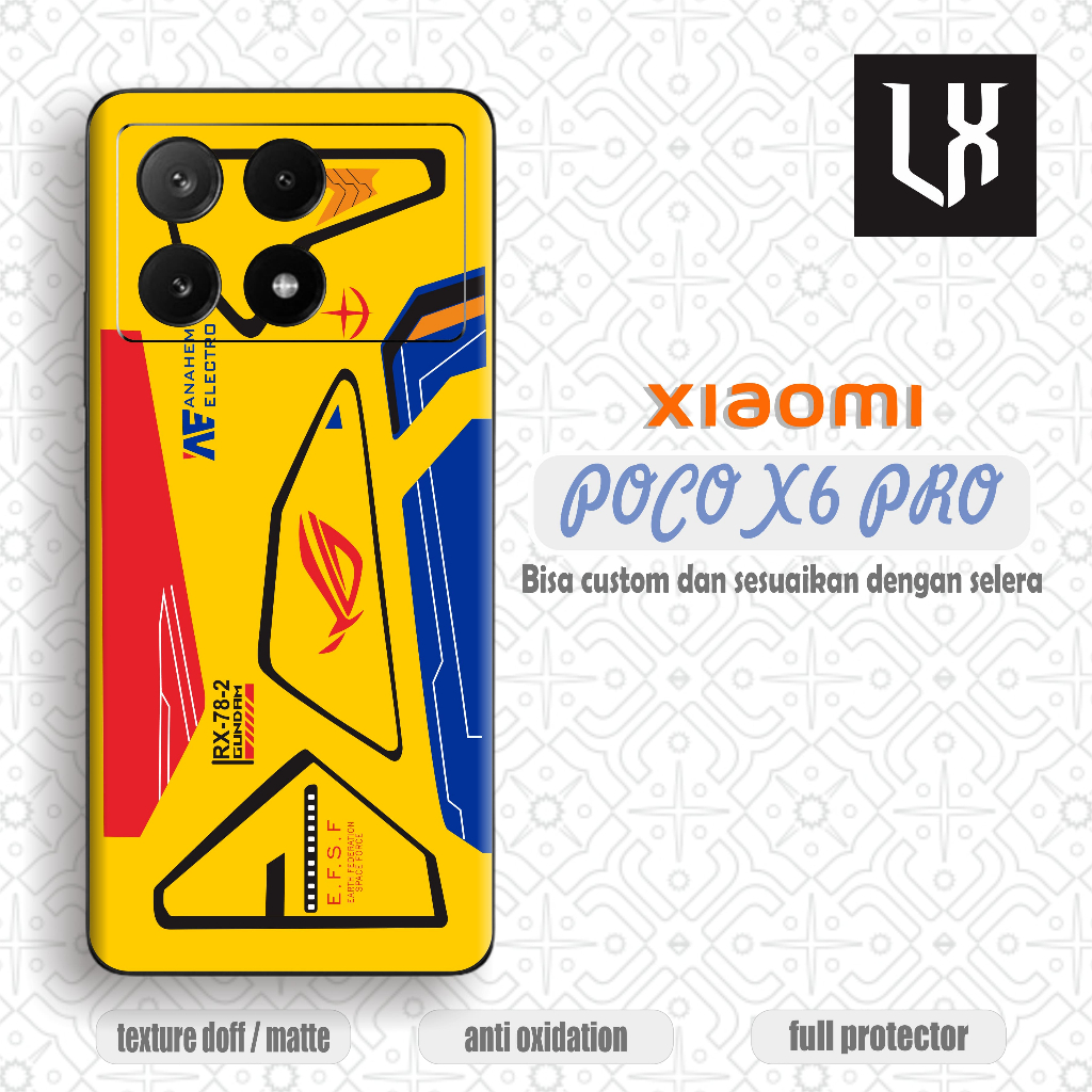 Jual Garskin/Case/Stiker - XIAOMI POCO X6 PRO 5G motif ROG special ...