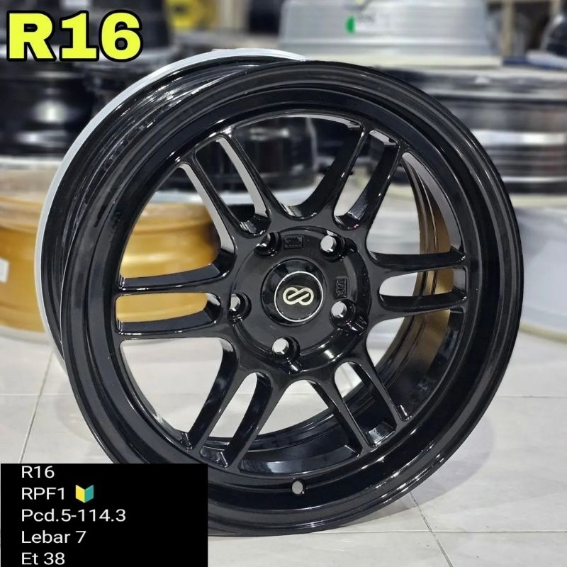 Jual velg racing enkei rpf 1 ring 16 lebar 7 untuk ertiga terios ...