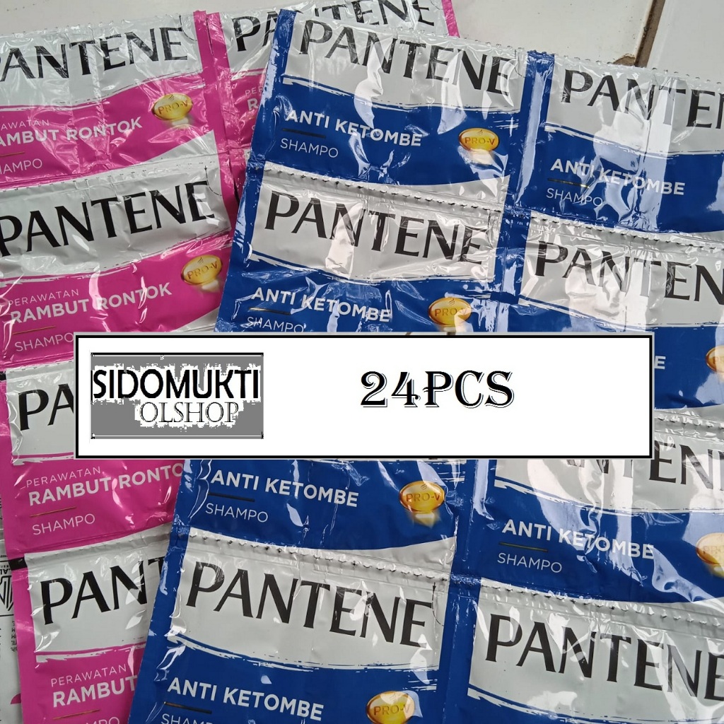 Jual Pantene shampo saset 24pcs biru pink | Shopee Indonesia