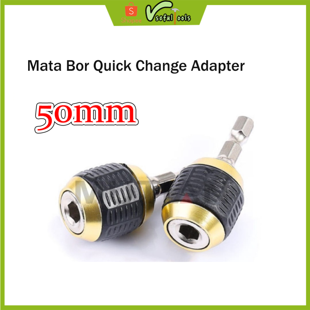 Jual Usefultools 50mm Mata Bor Quick Change Adapter Adapter Converter ...