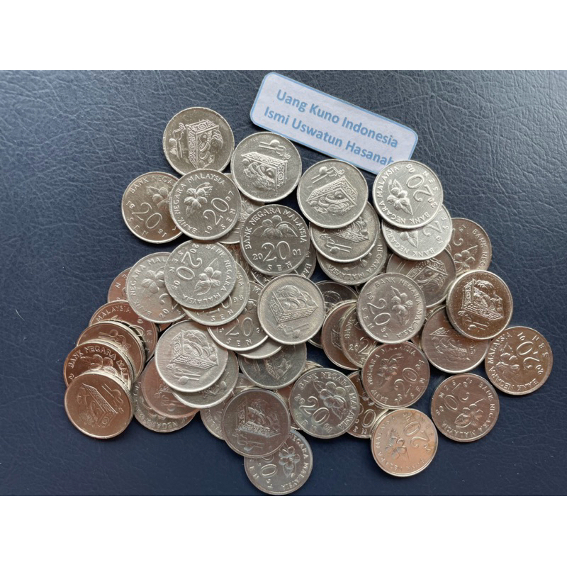 Jual KOIN KUNO MALAYSIA 20 SEN (SUDAH DIBERSIHKAN KINCLONG) | Shopee Indonesia