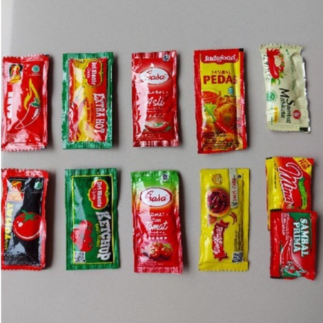 Jual SAUS SACHET | SAOS SASET SAMBAL PEDAS ATAU TOMAT 1 9GRAM ORIGINAL ...