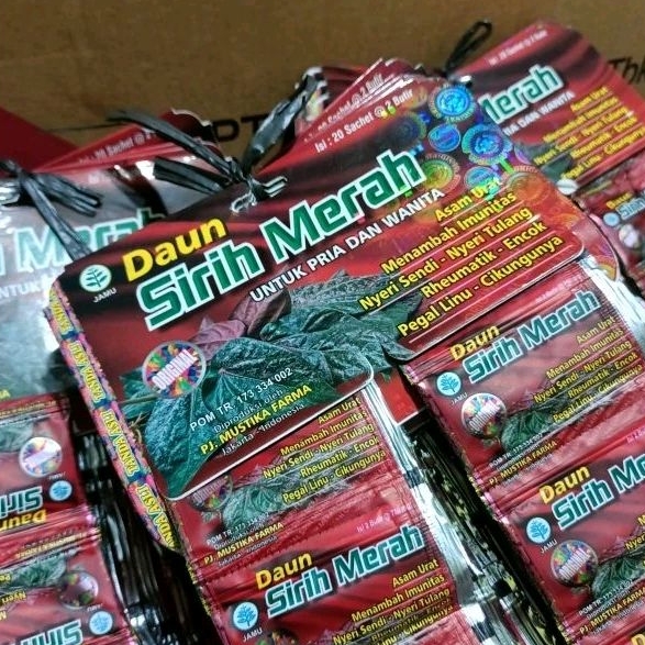 Jual Tablet Daun Sirih Merah Asli Hanger | Shopee Indonesia