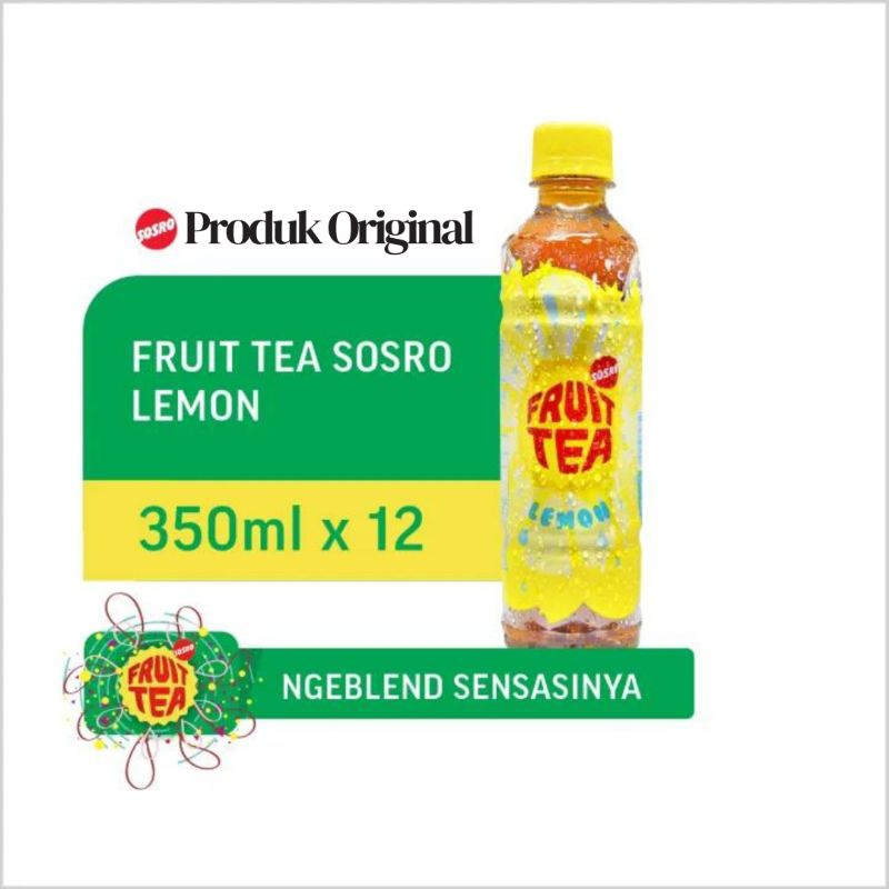 Jual Fruit Tea Sosro Lemon Pet 350 ML | Shopee Indonesia