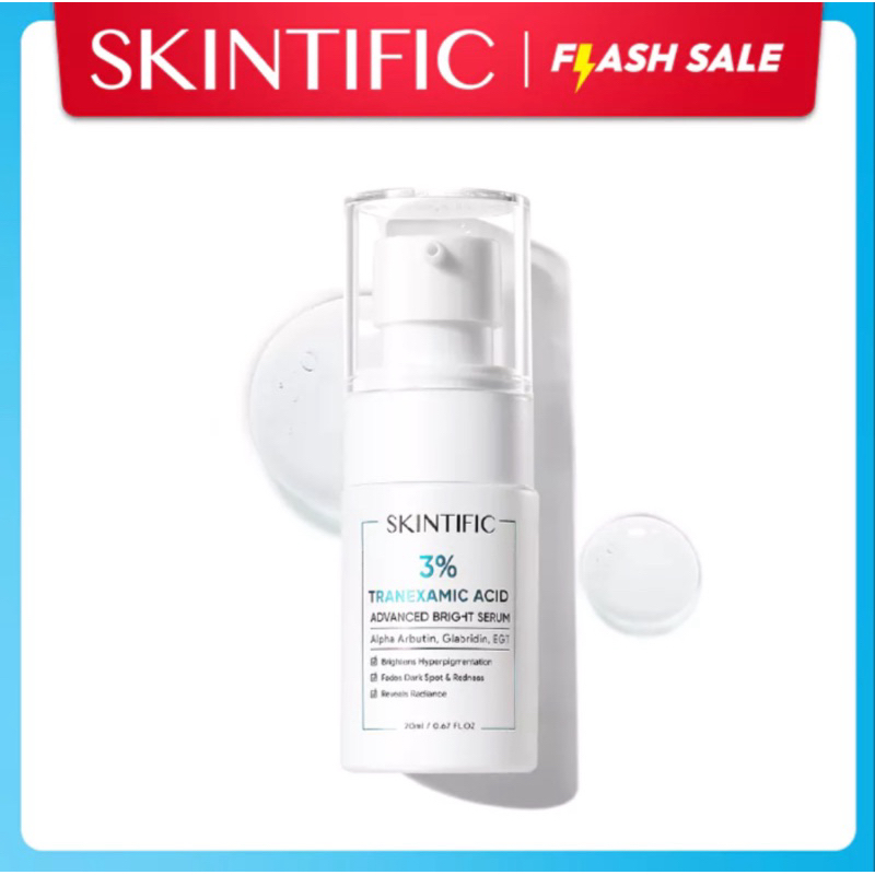 Jual 3% TRANEXAMIC ACID ADVANCED BRIGHT SERUM 20 ML SERUM ALPHA ARBUTIN ...