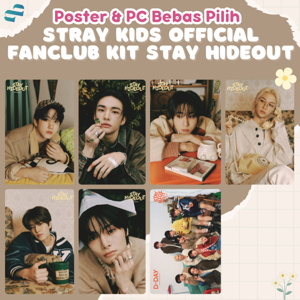 Jual Poster STRAY KIDS STAY HIDEOUT | Poster Kpop A4 A5 A6 Murah Murah ...