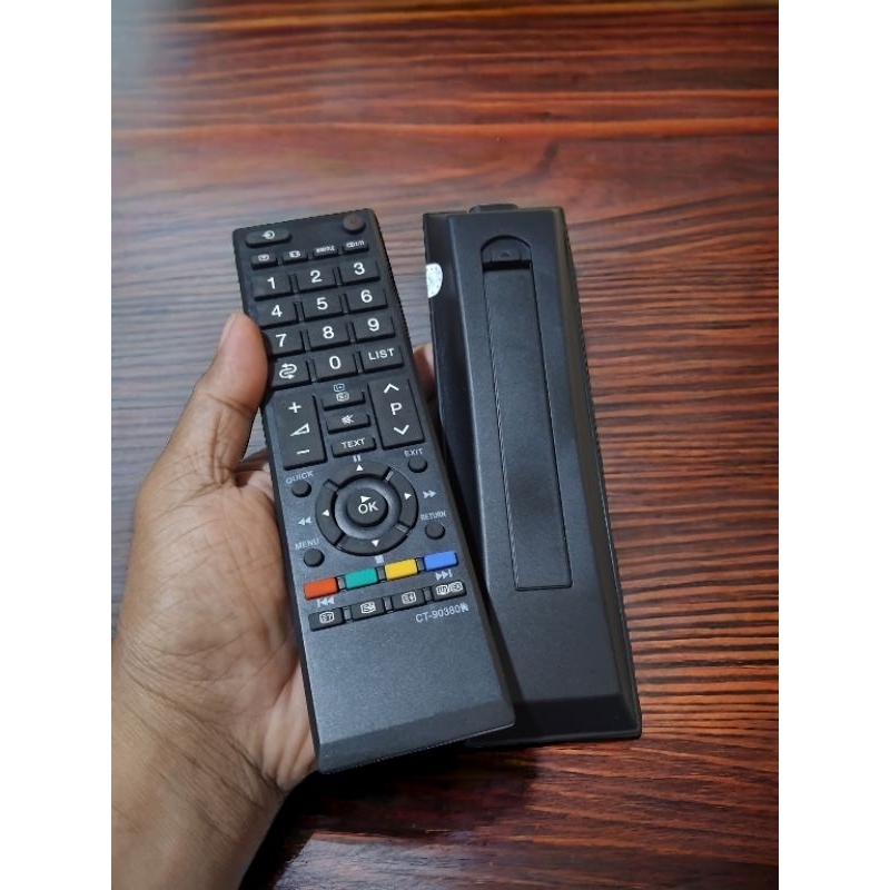 Jual Remot TV TOSHIBA LCD LED Regza 90380 tanpa setting | Shopee Indonesia