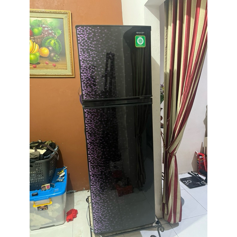 Jual SHARP SJ-316MG-GB Kulkas 2 pintu 256liter | Shopee Indonesia