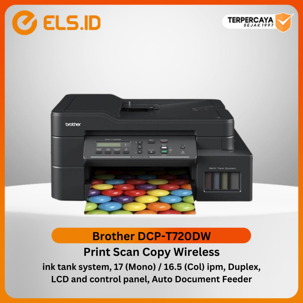 Jual Printer Brother DCP-T720DW Print Scan Copy Wireless | Shopee Indonesia