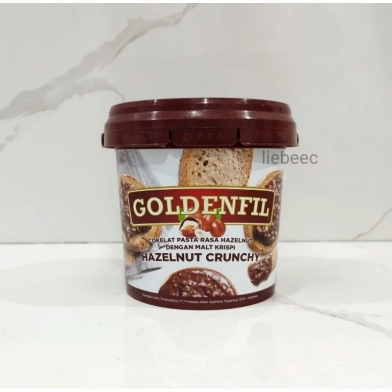 Jual Goldenfil Hazelnut Crunchy 1kg / 1 kg | Shopee Indonesia