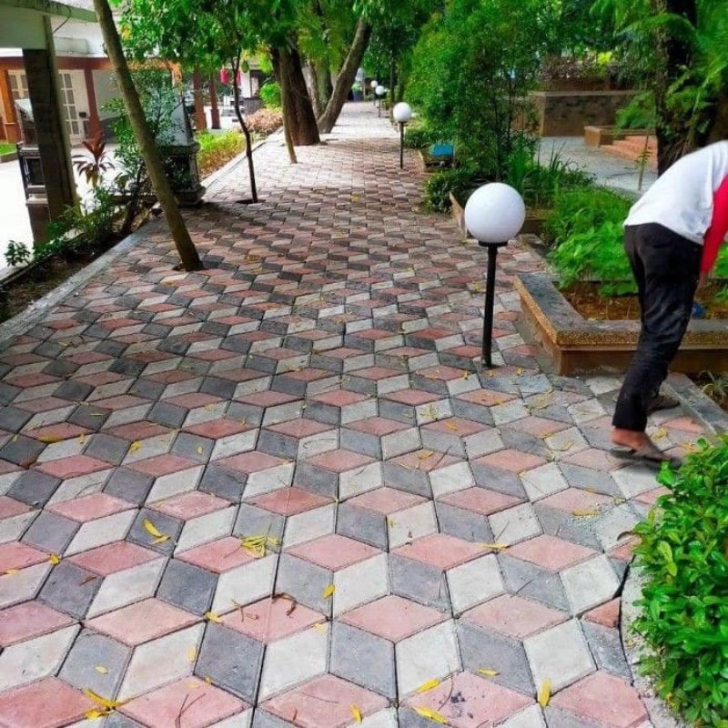 Jual Paving block 3D / conblock / press mesin hidrolik K300 | Shopee ...