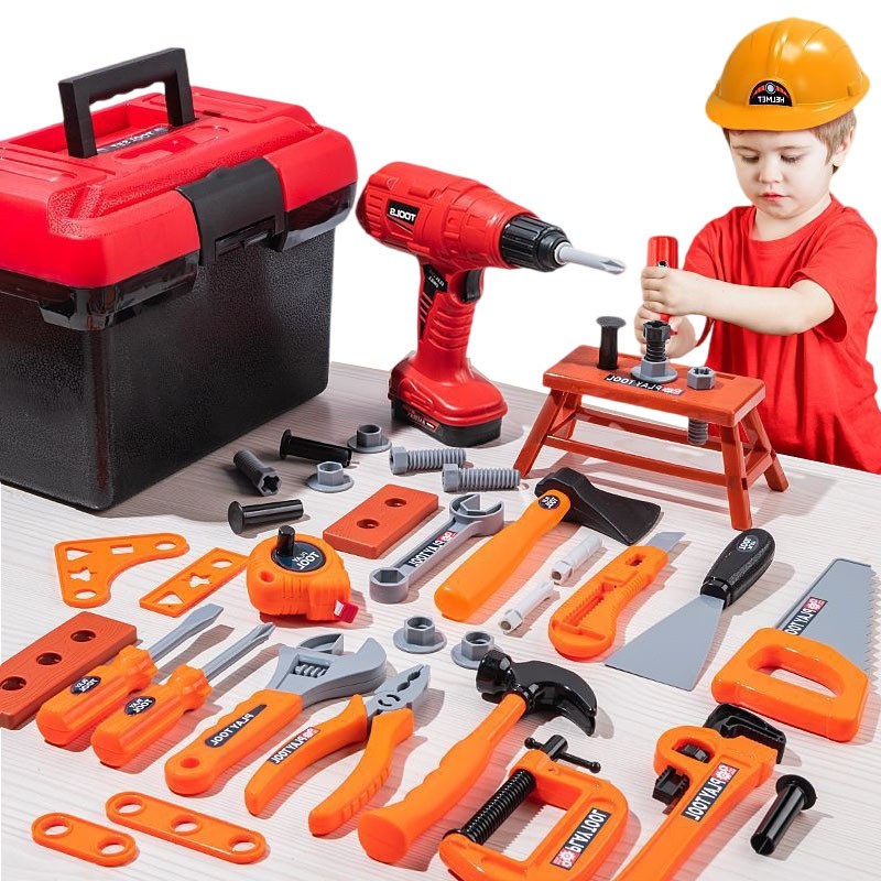 Jual Adida Toys 68Pcs Mainan Toolbox Kit Insinyur Simulasi Alat Tools ...