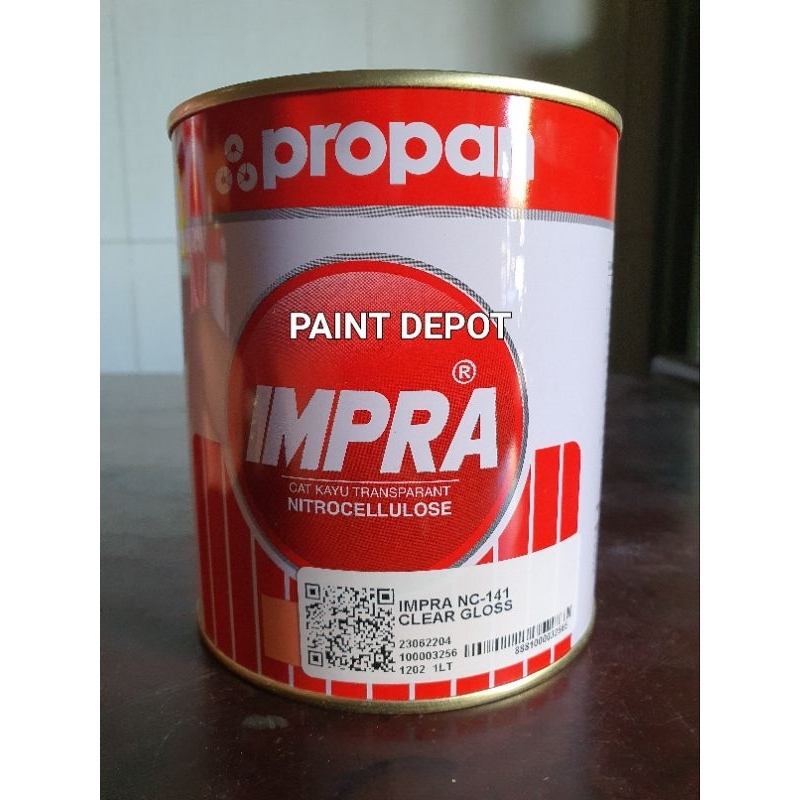 Jual IMPRA NITROCELLULOSE NC 141 NC-141 SEMI CLEAR GLOSS DOF 1 LT / 1LT ...