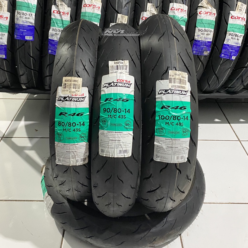 Jual Ban Corsa platinum R46 Corsa R46 80/80 90/80 100/80 ring 14 Soft ...