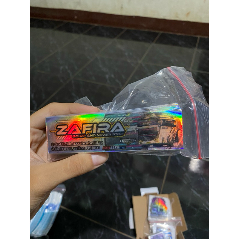 Jual stiker bus hologram / stiker bis winspector / stiker bus ratu ...