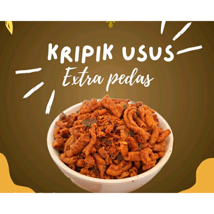 Jual Keripik Usus Krispy Renyah dan Gurih Rasa Extra Pedas Daun Jeruk ...