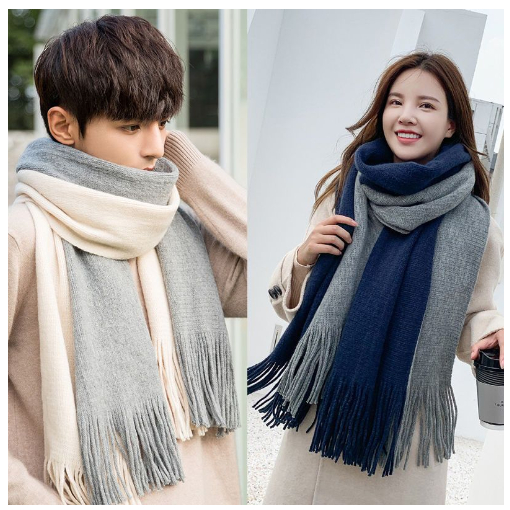 Jual IMPORT UNISEX CASHMERE WINTER LONG SCARF SHAWL MAN WOMAN SYAL ...