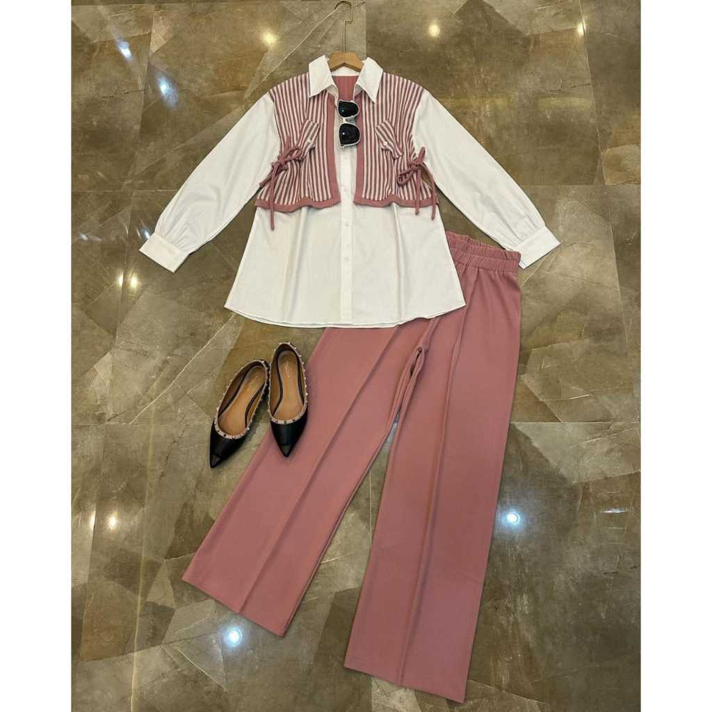 Jual One Set Wanita Remaja Terbaru 2024 Lulu One Set Mtt Crincle Mix ...