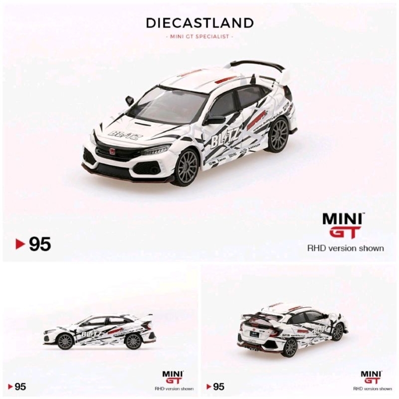 Jual Mini GT #95 Honda Civic Type R (FK8) Blitz Type R MGT00095 MiniGT ...