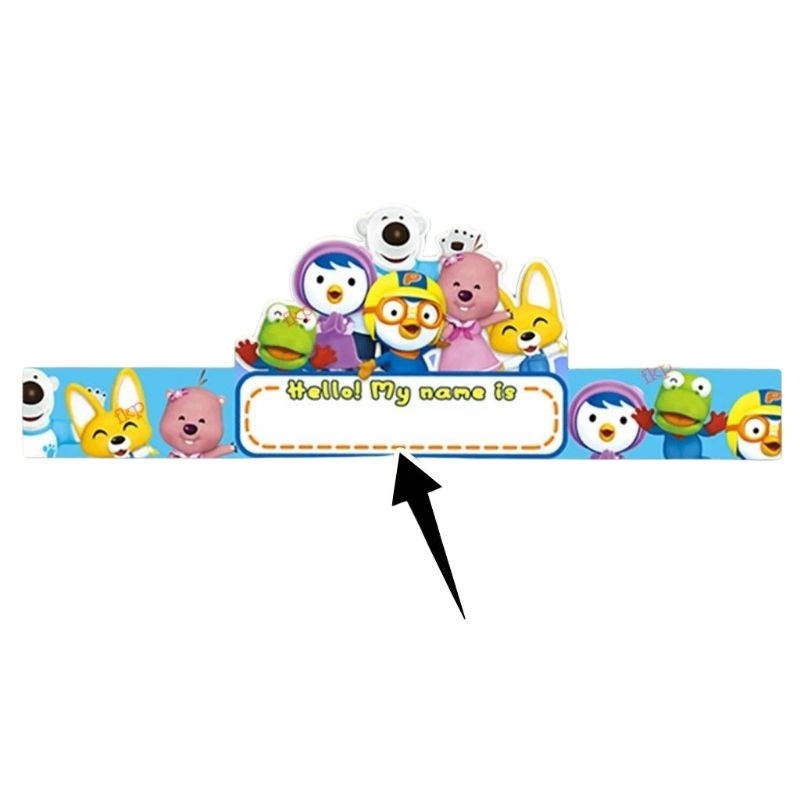 Jual Topi PORORO 10pcs topi ulang tahun anak dekorasi pesta ulang tahun ...