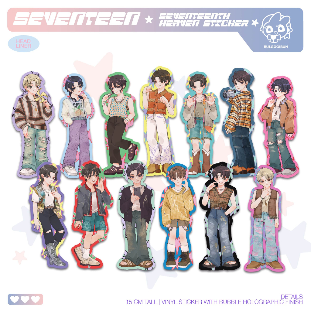 Jual SVT SEVENTEENTH HEAVEN STICKER by bulgogibun | Shopee Indonesia