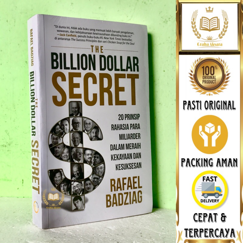 Jual Buku The Billion Dollar Secret 20 Prinsip Rahasia Para Miliarder