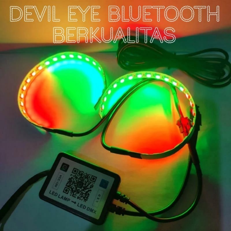 Jual LAMPU LED DEVIL EYE SMART RGB APP KONEKSI BLUETOOTH / LAMPU LED ...