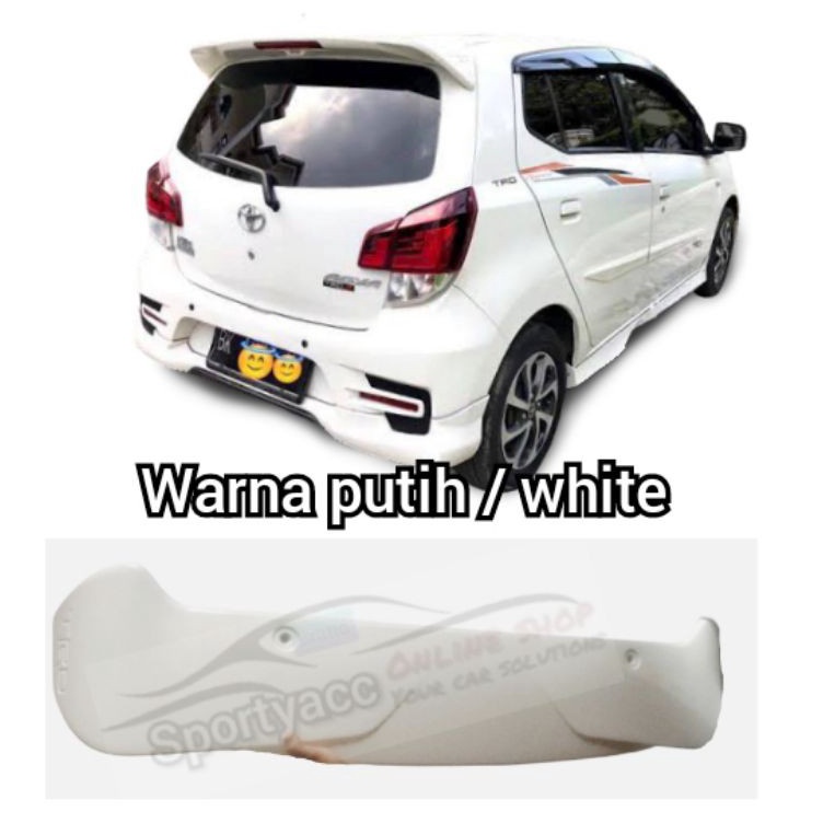 Jual REQ Spoiler agya ayla Trd original plastik abs | Shopee Indonesia