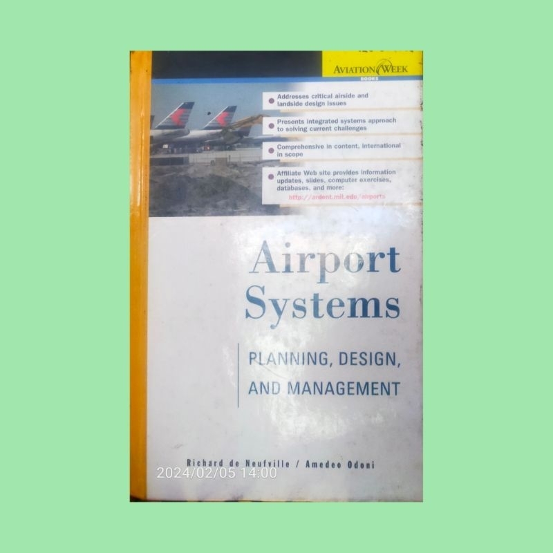 Jual AIRPORT SYSTEMS PLANNING DESIGN AND MANAGEMENT | Shopee Indonesia